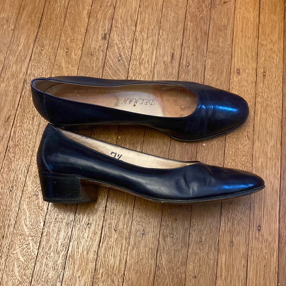 Delman | Shoes | Vintage Delman Tanino Crisci Hand Made Italy Black ...